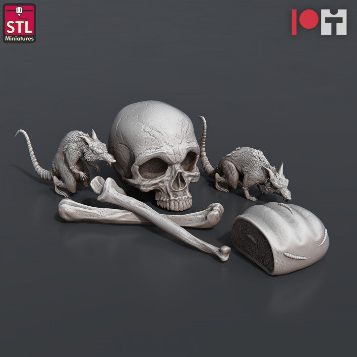 Bone Pile - Jail Set - Unpainted Miniature – Ryn's Wild Menagerie