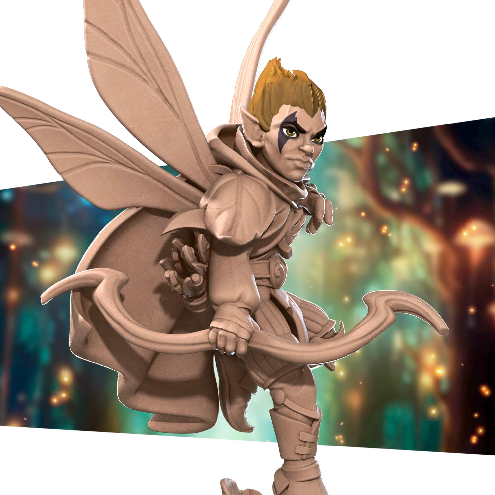 Pixie Ranger, Male Pixie - Unpainted Miniature – Ryn's Wild Menagerie