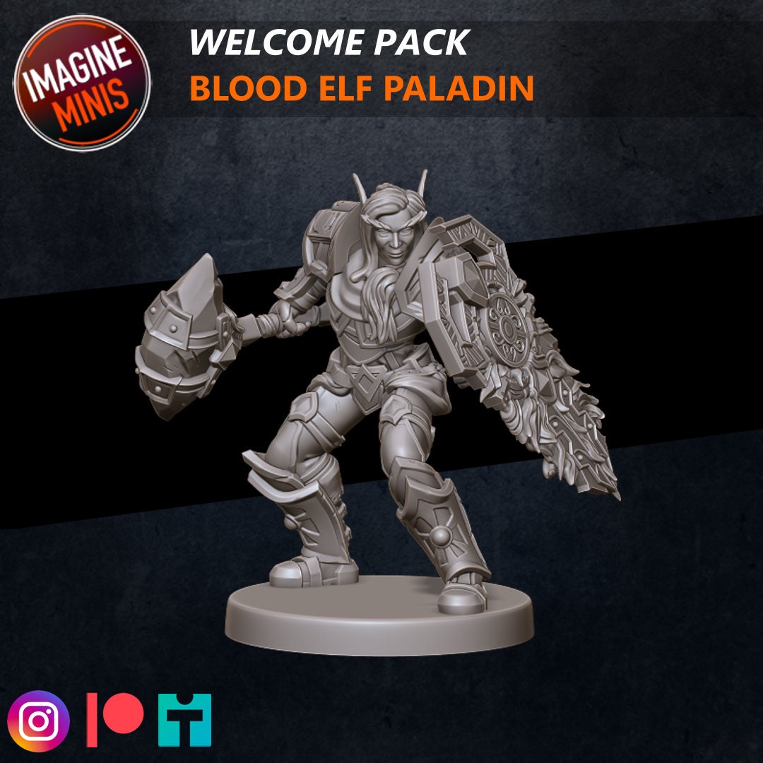 Elf Paladin – Ryn's Wild Menagerie