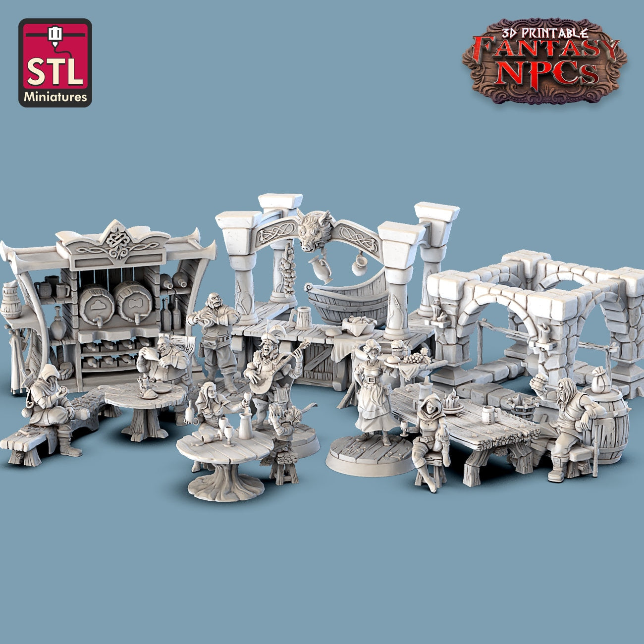 Tavern Set - Tavern Props – Ryn's Wild Menagerie