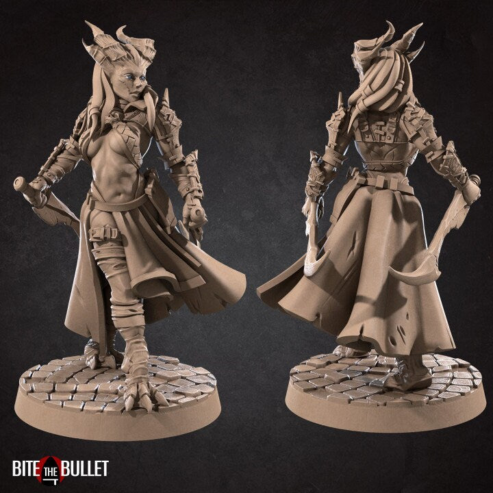 Lilith, the Cursed - Pinup - Unpainted Miniature – Ryn's Wild Menagerie