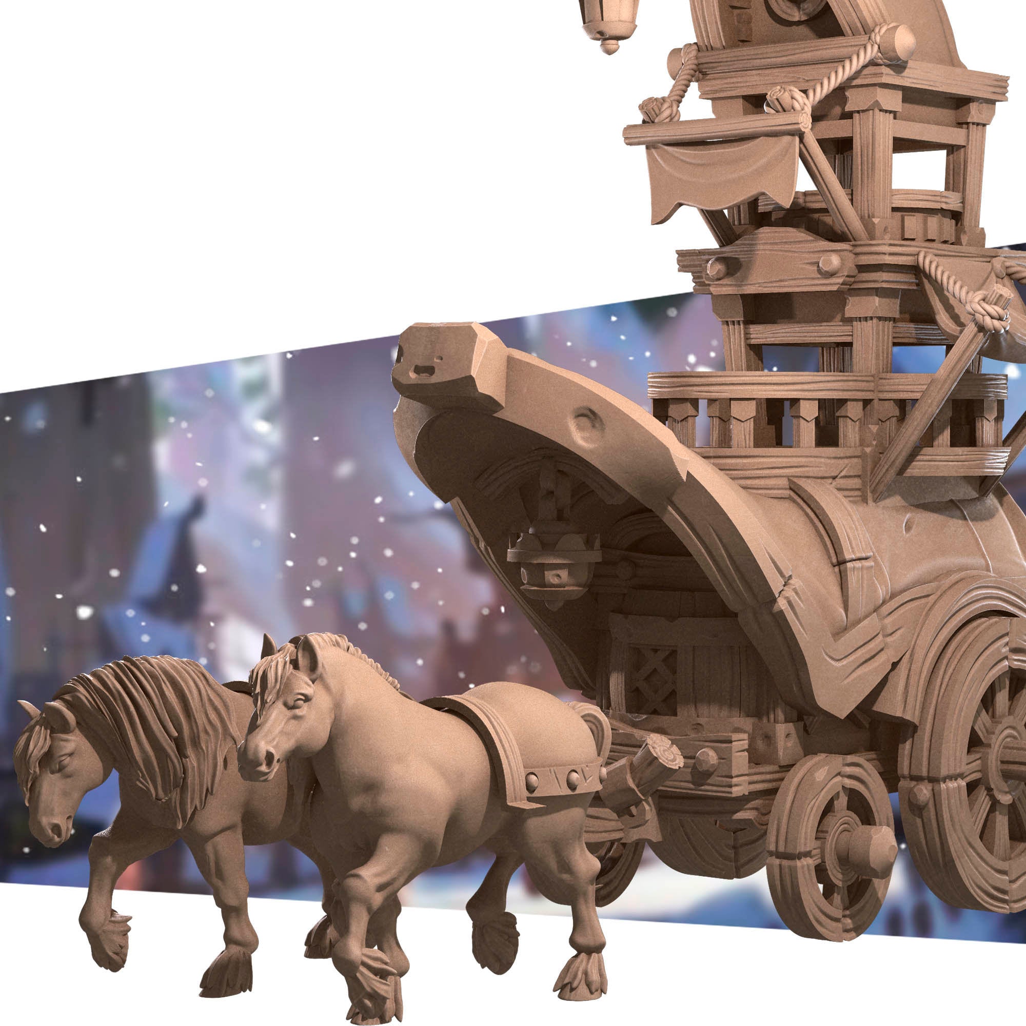 Mead Cart - Unpainted Miniature – Ryn's Wild Menagerie